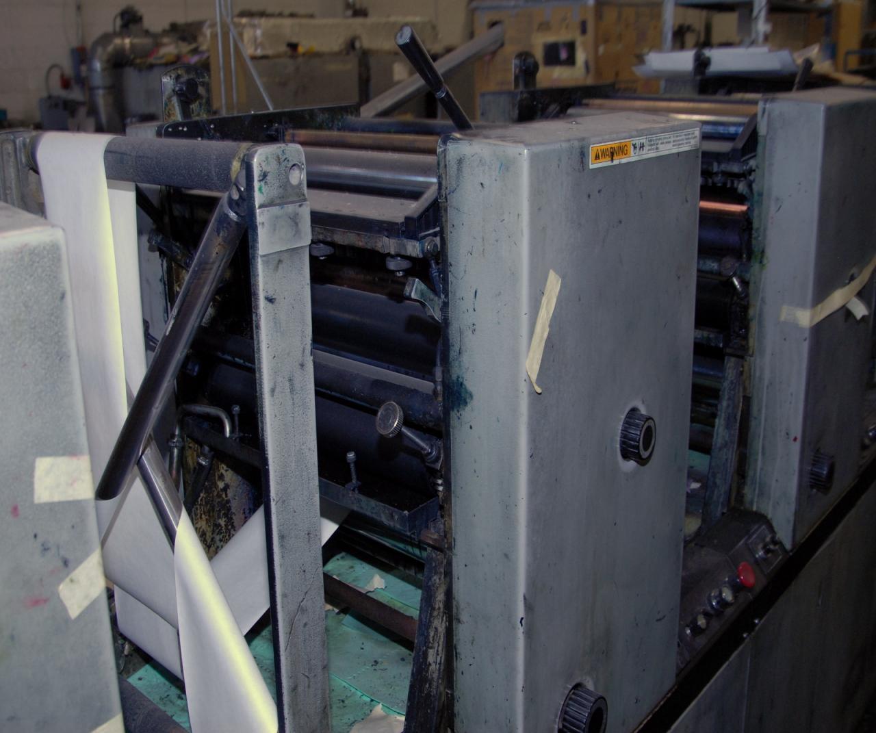 Lot #41: 1978 Didde-Glaser Web Press Model B/DG175 4 color with 2 ...